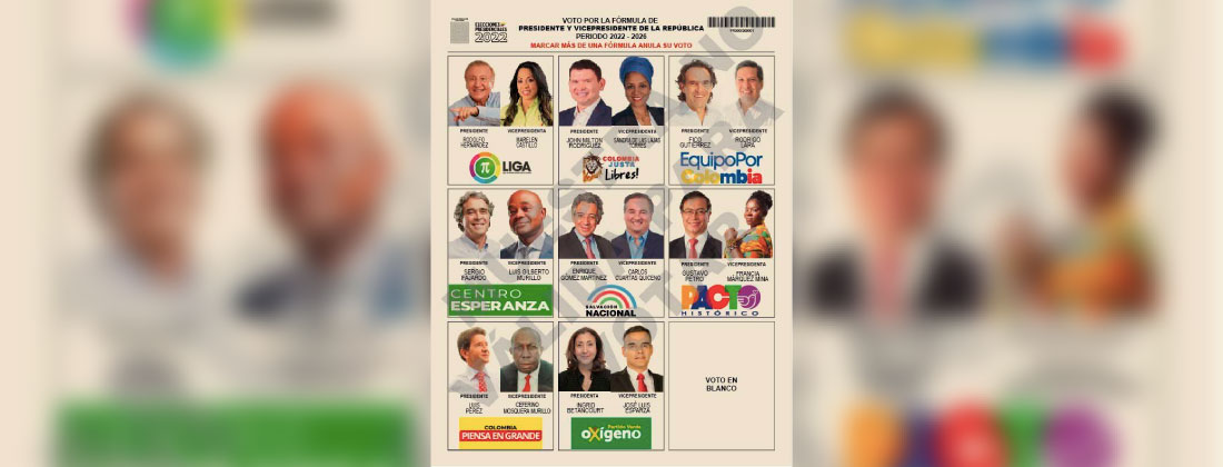 Así Quedó El Tarjetón Para Las Elecciones Presidenciales Mioriente