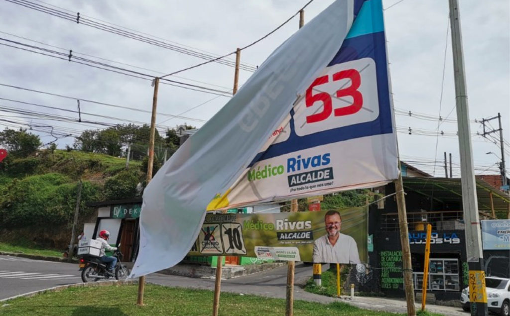Tras actos de vandalismo contra su material de campaña en Rionegro ...