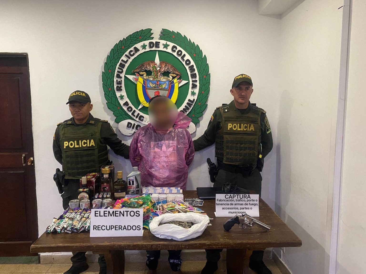 Un Hombre Fue Capturado En El Carmen Por Fabricación Tráfico Porte