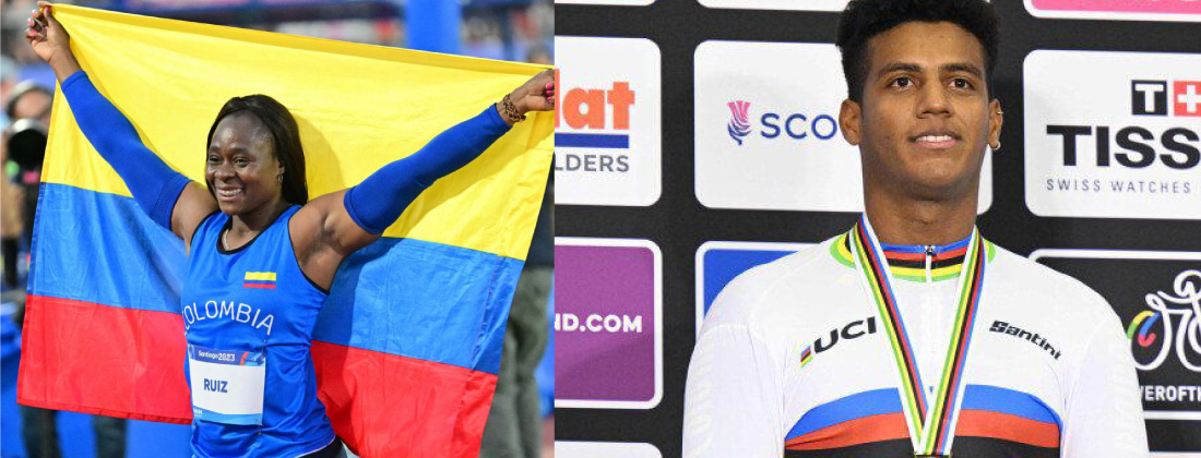 Flor Denis Ruiz y Kevin Santiago Quintero, los abanderados de Colombia en los Juegos Olímpicos ...