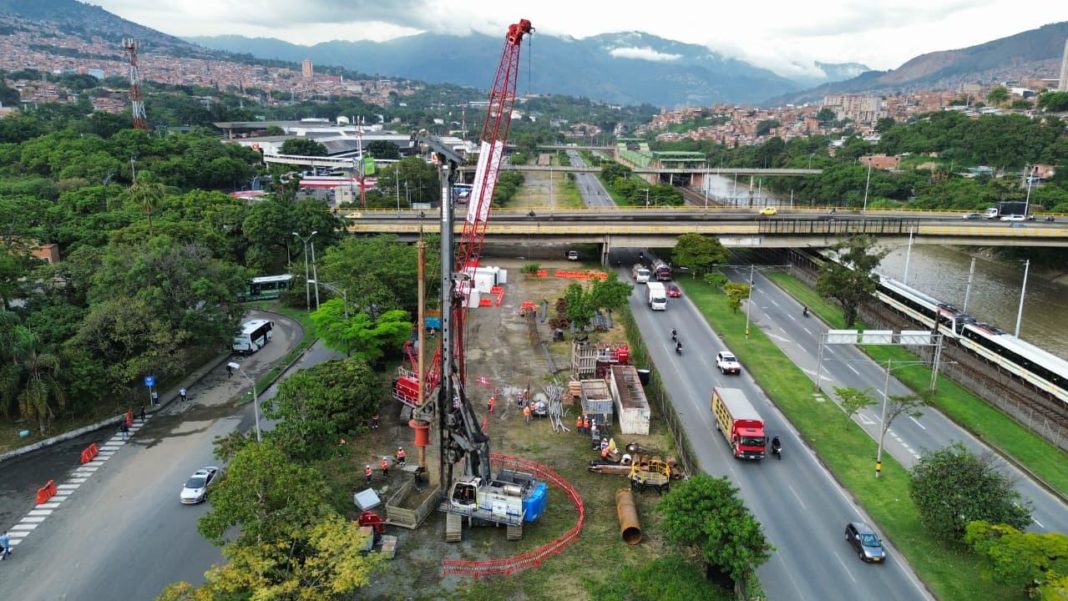 Arrancan obras del viaducto elevado del Metro de la 80 en Medellín